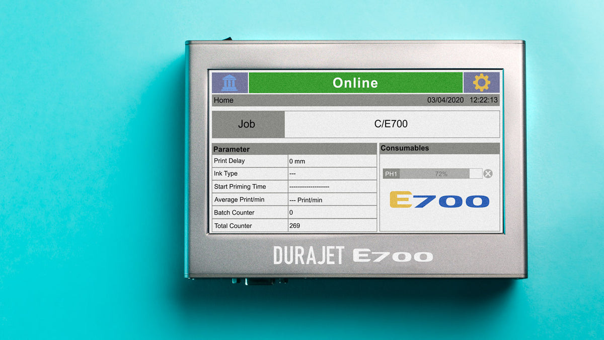 DURAJet E700 High Resolution Industrial Thermal InkJet Printer – XYCode USA